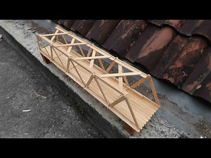 Easy Popsicle Stick Bridge #232