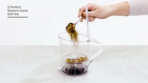 DAVIDsTEA Tea Steeper for Loose Tea with Lid, Bottom Dispensing Tea Infuser, Perfect Tea Maker (32 Ounce)