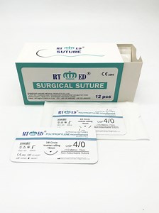 [Hot Item] Rtmed Surgical Sutures Non-Absorbable Surgical Sutures Polypropylene and Imported Polypropylene