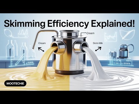 Skimming Efficiency of Milk Fat & Cream Explained | Step-by-Step Examples | MooTechie