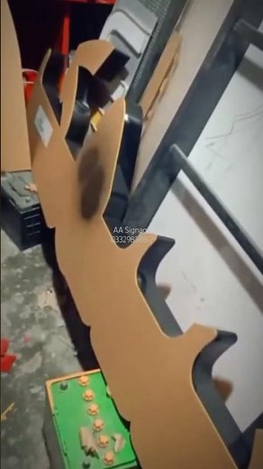 how to make glowing 3d sign board||3D led Signboard||3D solid acrylic signboard||AA Signage||3D sign