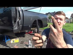 Installing a Lift Kit and New Leaf Springs on my Dodge! Day 1!