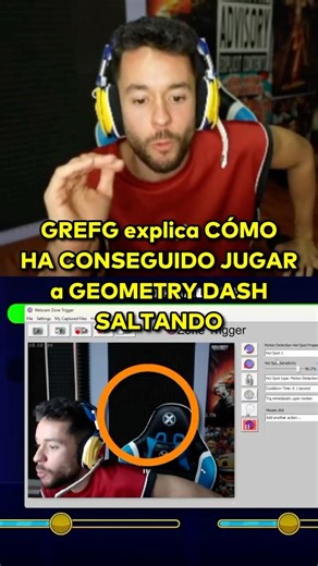 GREFG explica CÓMO HA CONSEGUIDO JUGAR a GEOMETRY DASH #thegrefg #twitch #fyp #parati