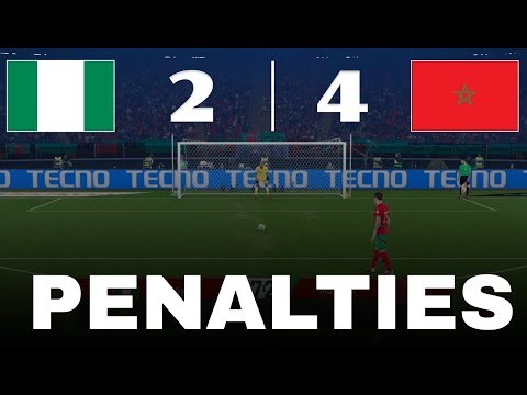 🔴 مباراة المغرب ضد نيجيريا 4-2 بركلات الترجيح | محاكاة لعبة eFootball Morocco vs Nigeria