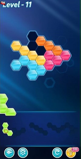 BLOCK! Hexa Puzzle! Challenger Level 11 (Rotate) - Lösung Solution Walkthrough
