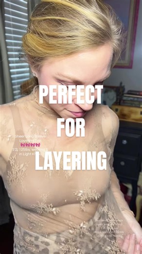 These lace mesh sheer long sleeve tops are perfect for layering and makes outfits stand out and more fun!