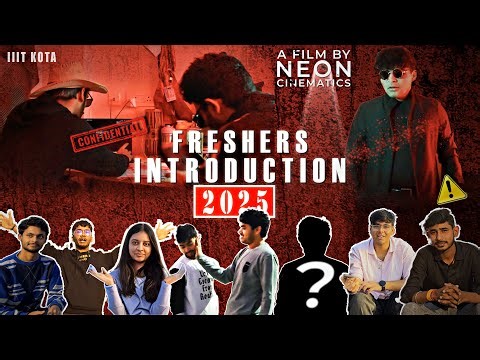 Freshers Intro Video 2025 | Operation : Case Zero | Neon Cinematics