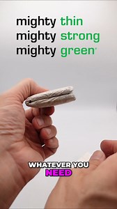 3.6K views · 44 reactions | Folded notebook paper or super strong Mighty Wallet? both! https://mightywallet.shop/products/mini-mighty-notebook-paper As thin as 3 credit cards! | mighty wallet® | Facebook