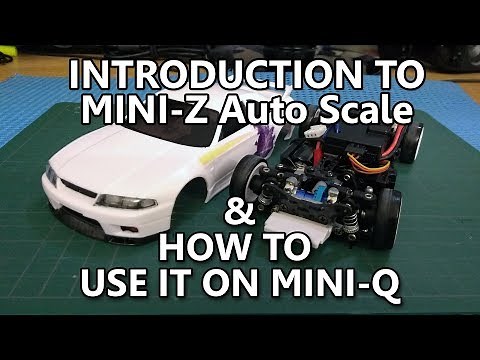 Introduction to Mini-Z Auto Scale white body & How to use it on Mini-Q