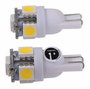 2005 Hummer H3 194 LED Light Bulb - Wedge Base - 360 Degree - 95 Lumens - Warm White - Qty 2