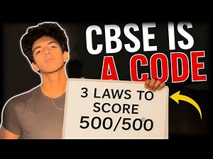 The System is PROGRAMMED! | How to Score 500/500 in CBSE