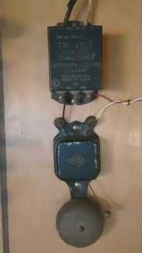 Antique Electric Doorbell with Transformer