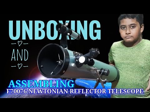 F70076 Newtonian Reflector Telescope Step By Step Unboxing and Assembling | 70076 Telescope