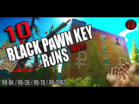 Escape From Tarkov - Black Pawn Key Loot Runs - RB-BK Marked Key - RB-ORB3 - RB-OB - RB-TB - Reserve