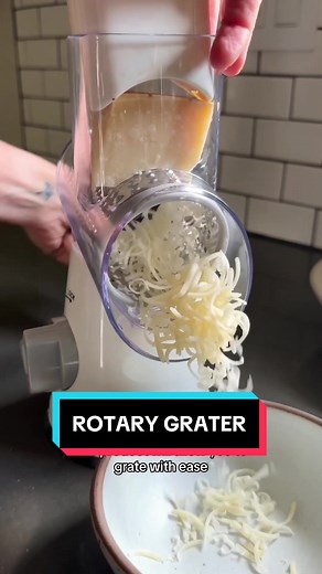 Effortless Meal Prep with this Handy Rotary Grater!