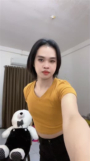 Playful Moments with a Cute Panda Plush Toy