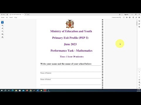 PEP Grade 5 Mathematics Performance Task Preparation for 2024