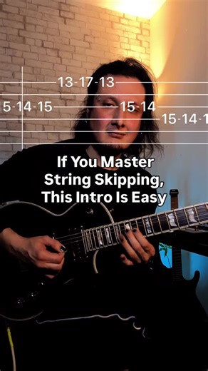 Mateus Yokote on Instagram: "String skipping is one of the hardest techniques to control cleanly. This Universal Mind intro is all about accuracy, timing and wide string jumps. On my Patreon you’ll find short, focused exercises to master string skipping, alternate picking and fretboard control. Train smart, repeat daily and level up your technique. 👉 Join my Patreon for exclusive exercises and full practice routines. - - - #johnpetrucci #universalmind #progmetal #mateusyokote #guitartabs"