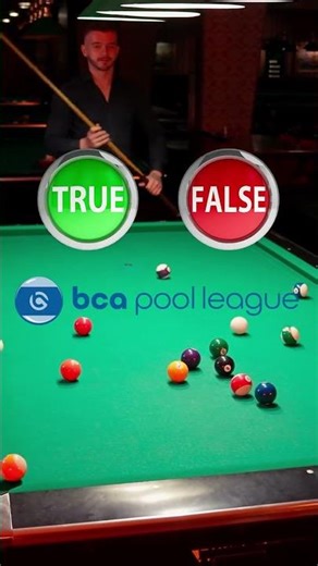 BCA Pool League Rules Is a Push Shot a Foul? True or False Challenge! billiards #snooker #sports