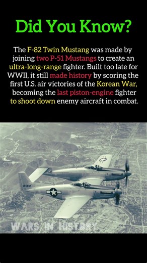 F-82 Twin Mustang — Two Fighters, One Legend #ww2