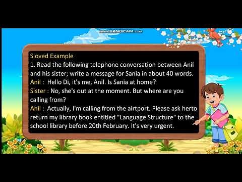 Class 6: Message Writing