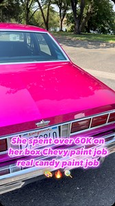 She spent over 60K on her box Chevy paint job real candy paint job 🎨 🔥 🍭 @1_of_a_knd_ladytay @freshdollazthebossman #boxchevy #mrgotdamnit #california | Mrgotdamnit Man