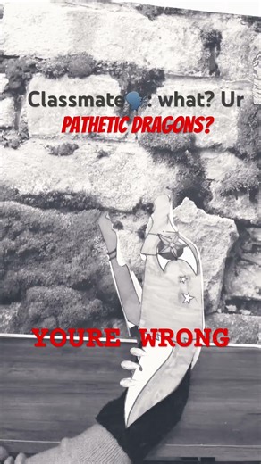 YOU’RE WRONG #paperdragon #puppet #paperdragonpuppet #dragon