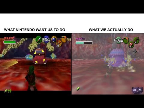 what nintendo wants us to do vs what we actually do | Romhack/Mod