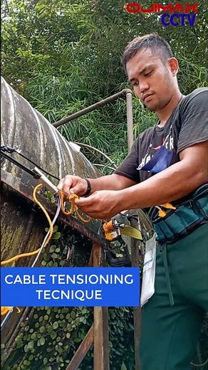 How to pull cable without stressing the wire | Cable Tensioning Technique
