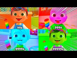 Popsicle With Colors Intro Logo at 999999x Speed Klasky Csupo Effects!