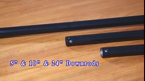 60 Inch Outdoor Ceiling Fan No Light, 3 Blade Carved Solid Wood Propeller Ceiling Fan with Remote Control, 6 Speed Noiseless DC Motor, Matte Black Finish with Walnut Color Blades Ceiling Fans