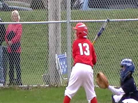 Dominik hits an out of the park home run and mom screams like crazy