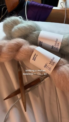 DIY Knit Mohair Bolero Tutorial