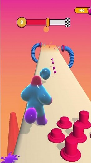 Blob Runner 3D 🎨🫟 All Levels Gameplay Walkthrough Android/iOS Lvl 1-6