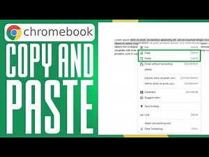 How To Copy And Paste On Chromebook (2025) Easy Tutorial