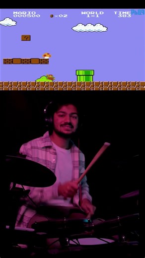 Super Mario Theme on Drums 🥁🍄 | Childhood Nostalgia Upgraded