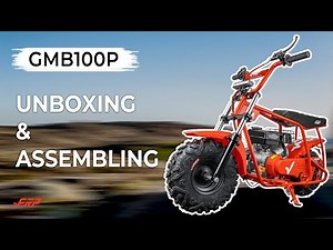 FRP GMB100P Mini Bike Unboxing and Assembly Guide