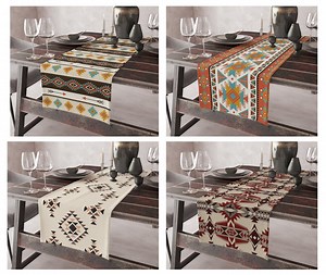 Southwestern Table Runner, Western Decor, Native American Table Runner, Aztec Home Decor,southwest Tablecloth, Housewarming Gift - Etsy