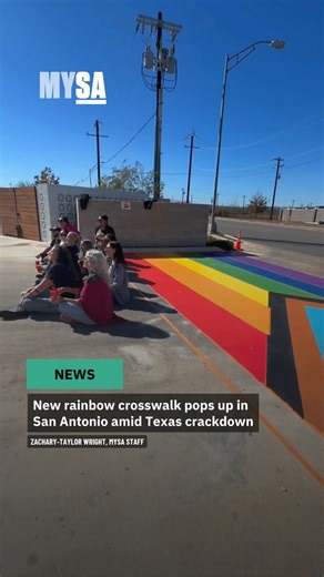 🌈 Rainbow crosswalks are back After Gov. Greg Abbott and TxDOT ordered decorative crosswalks be removed from Texas roadways, the future of LGBTQ representation was left on the line as a rainbow crosswalk at the intersection of Main Avenue and East Evergreen Street had to be ripped up after nearly a decade. Now Planned Parenthood is pushing back, bringing representation to all sides of San Antonio and down to South Texas with rainbow crosswalks on seven of their properties. And the mission doesn