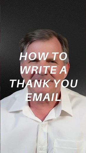 How to Write a Thank You Email