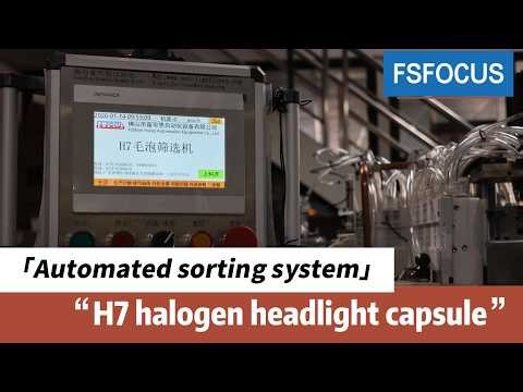 Ever Seen H7 Halogen headlight Capsule Sorting Machine in Action?