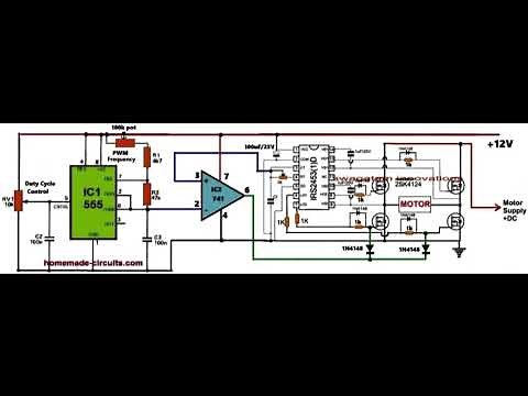 Make this Simple VFD Circuit (Variable Frequency Drive Circuit Diagram)