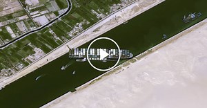 Container Ship Stuck in the Suez Canal