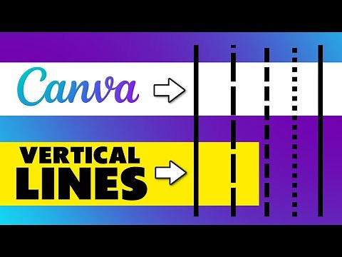 How to Make a Vertical Line in Canva