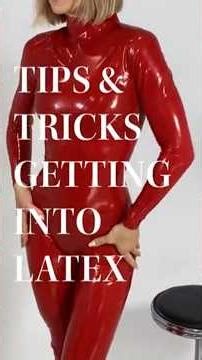 Tips &Tricks Getting Into Latex#latex #latexoutfit