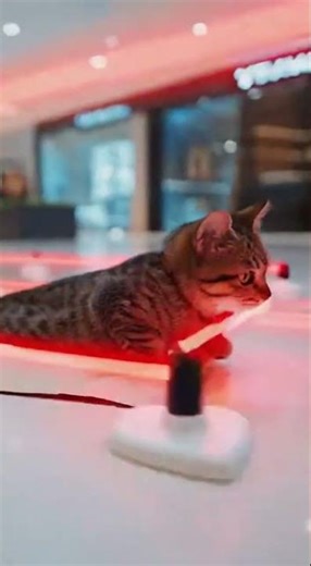 Mall Heist Gone Ridiculous — A Cat Escapes Using a Shopping Bag