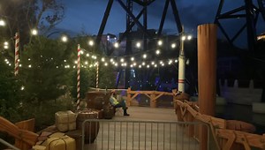 6.5K views · 39 reactions | 練 Velocicoaster is testing with the train lights on! This ride looks AWESOME! Who’s excited to ride? | ThrillGeek | Facebook