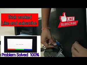 Check Video Cable | Check Video Cable Problem kaise sahi kare | How to solve check video cable probl