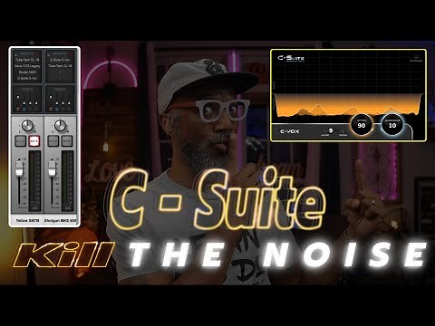 c-suite c-vox noise & ambience reduction & uad Livestreaming