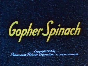 [REDO!] Popeye The Sailor - "Gopher Spinach" (1954) Full Cartoon [Turner Print/480p SD]